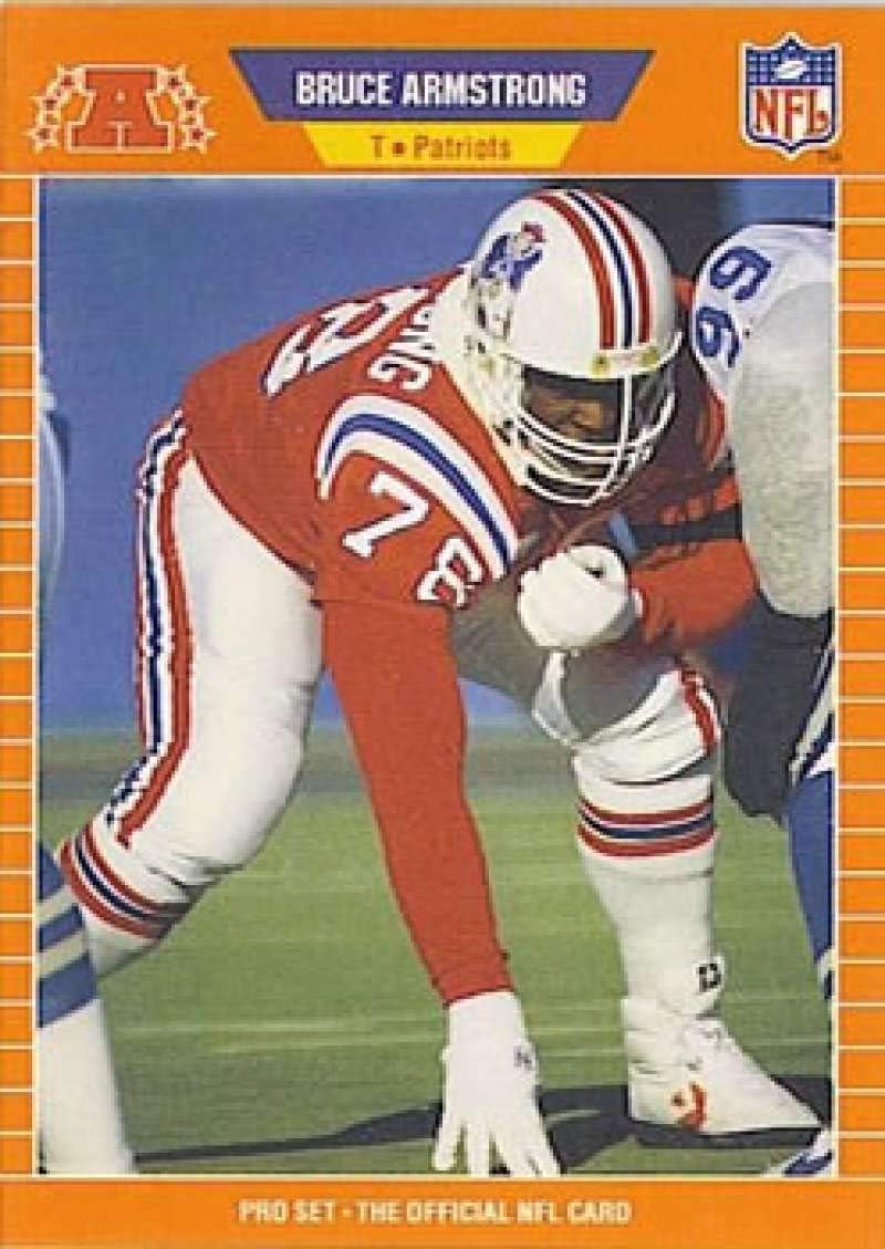 Amazon.com: 1989 Pro Set Football #244 Bruce Armstrong RC Rookie Card ...