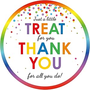 Amazon.com: G2PLUS 120PCS Thank You for All You Do Stickers, 2'' Round ...