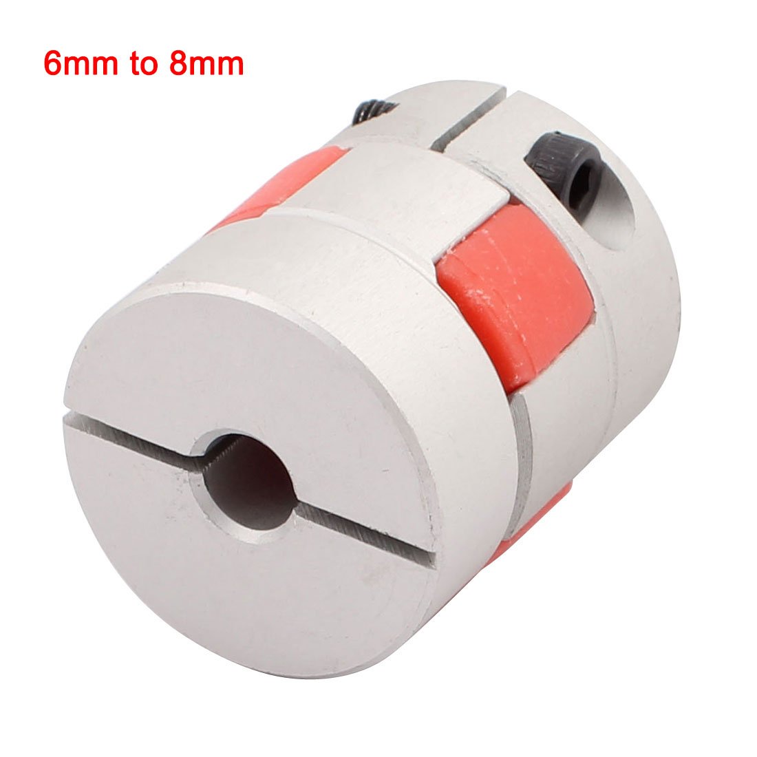 Snapklik.com : Uxcell 6mm To 8mm Shaft Coupling 30mm Length 25mm ...