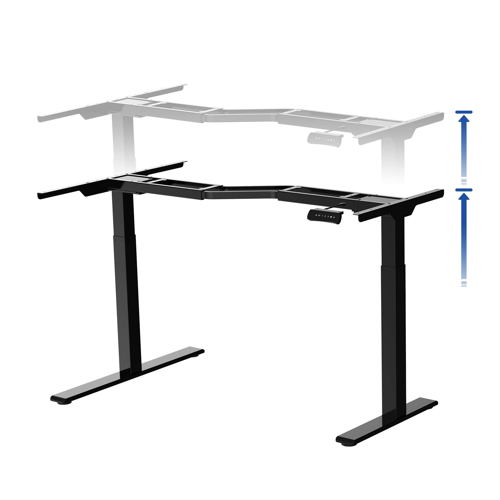 FLEXISPOT Pro Corner Desk Dual Motor L Shaped Computer Electric ...