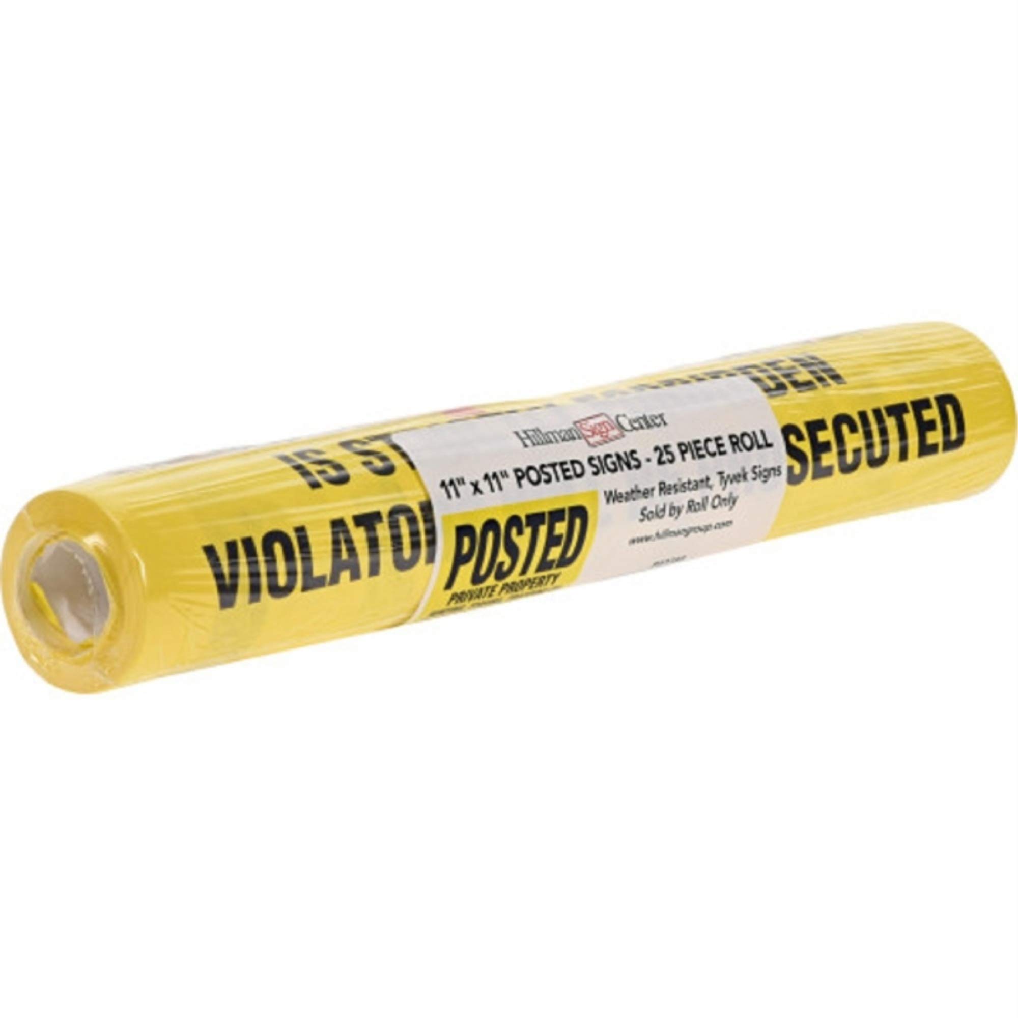 Amazon.com: Hillman 843388 Posted Private Property Tyvek Roll, Plastic ...