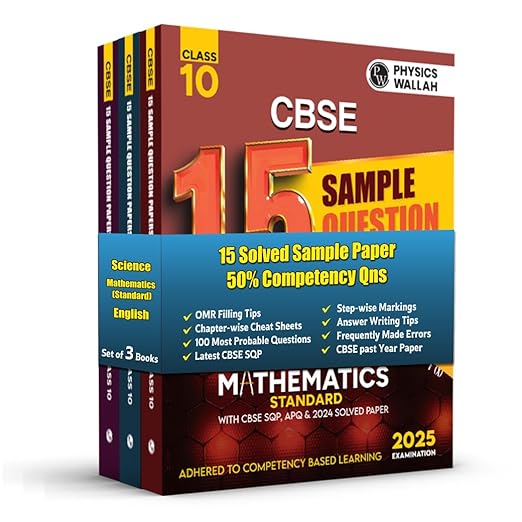 PW CBSE | Class 10 | 15 New Pattern Sample Question Papers Science ...
