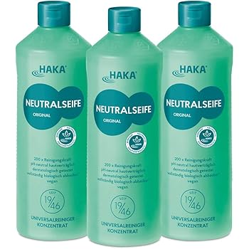 HAKA Neutralseife Pastös I 3 x 1 kg Neutralreiniger I Universalreiniger ...