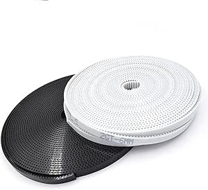 Open Ended Timing Belt 2GT Open Synchronous Belt 2GT-6 Width 4/6/9/10 ...