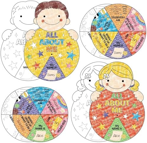 Amazon.com: Fun Express Star Student Poster- 30 Color Your Own ...