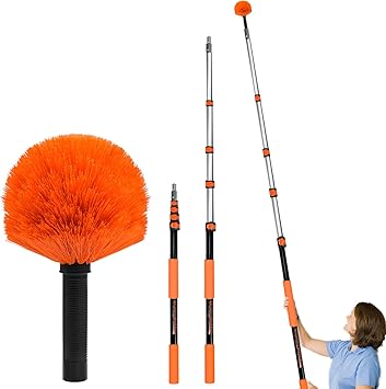 Amazon.com: Cobweb Duster with Extension Pole - 5-20 Foot Long ...