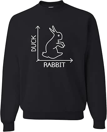 Amazon.com: Go All Out Duck Rabbit Picture Graph Funny Nerd Geek Math ...