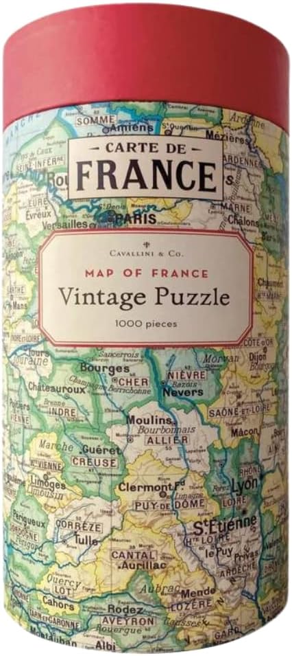 Cavallini, Puzzle Vintage 1000 pièces - Carte de France (pzl/framap ...