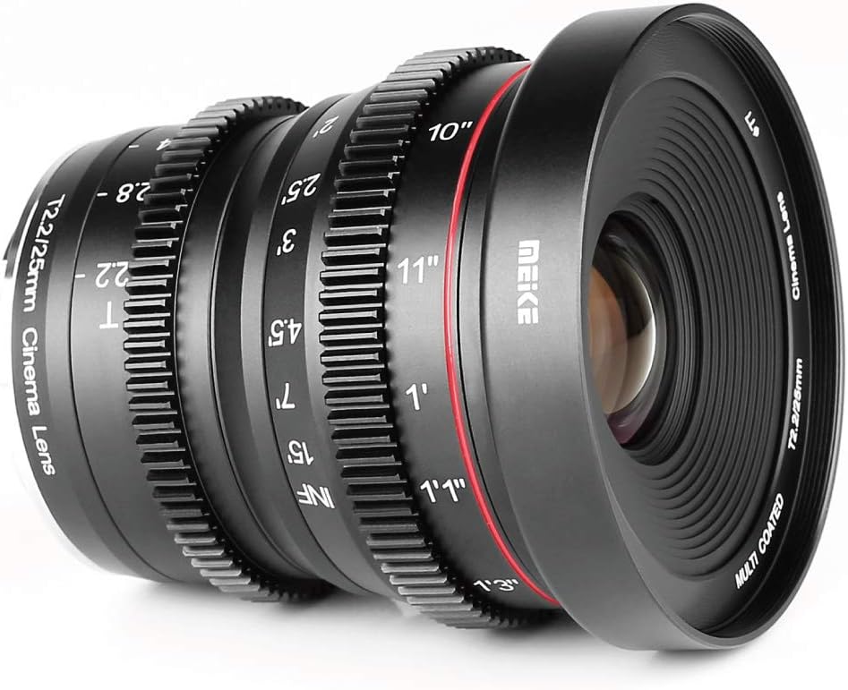 Amazon.com : Meike 35mm T2.2 Mini Manual Focus Wide-Angle Cinema Lens ...