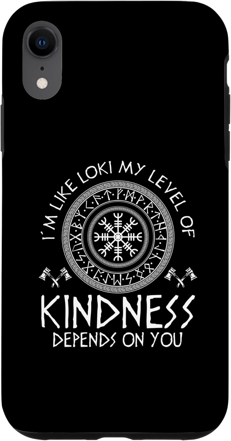 Amazon.com: iPhone XR Loki God Viking Norse Mythology Case : Cell ...