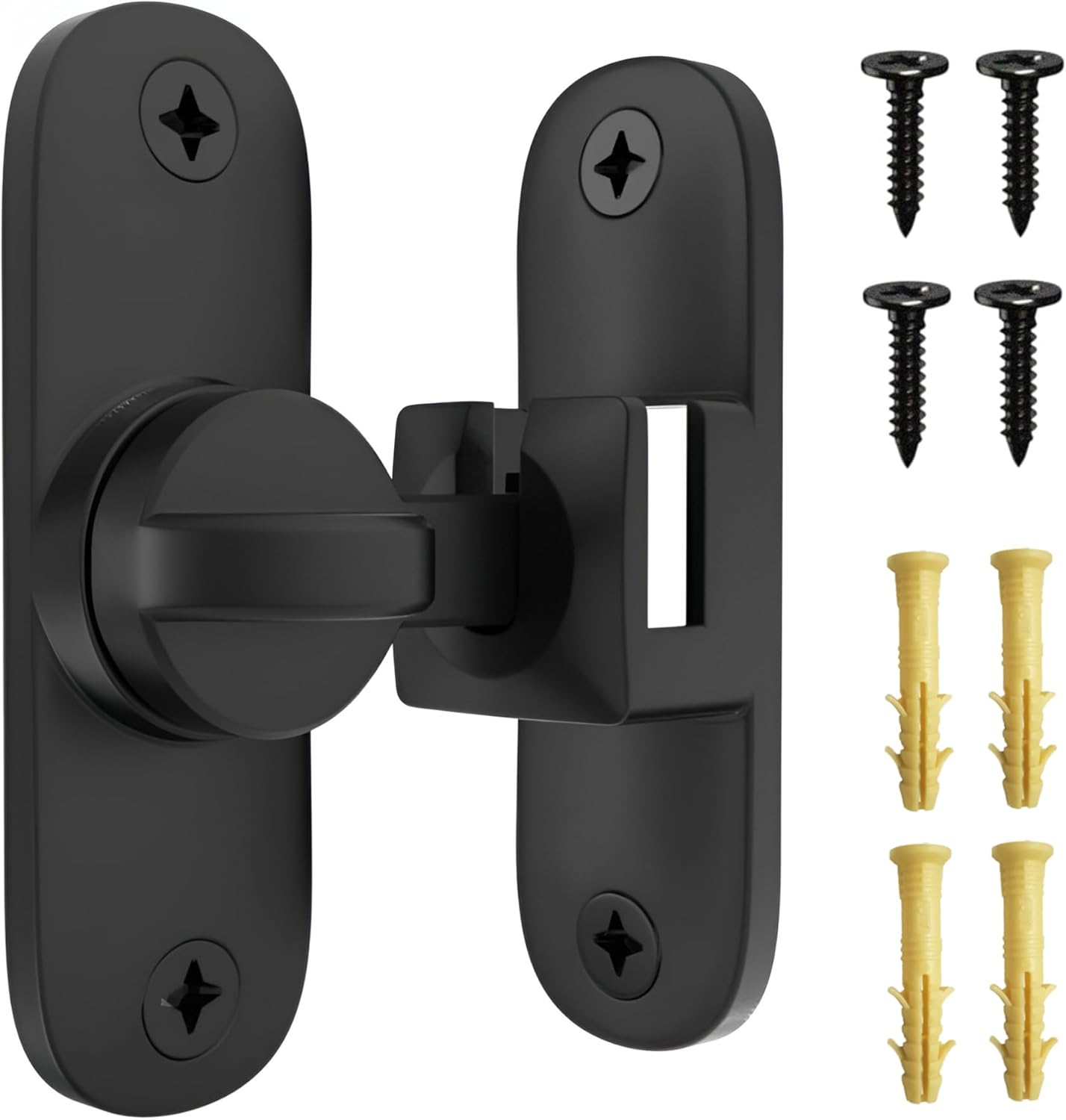 Door Lock Latch – 90 or 180 Degree Barn Door Latch Slide Lock – Home ...