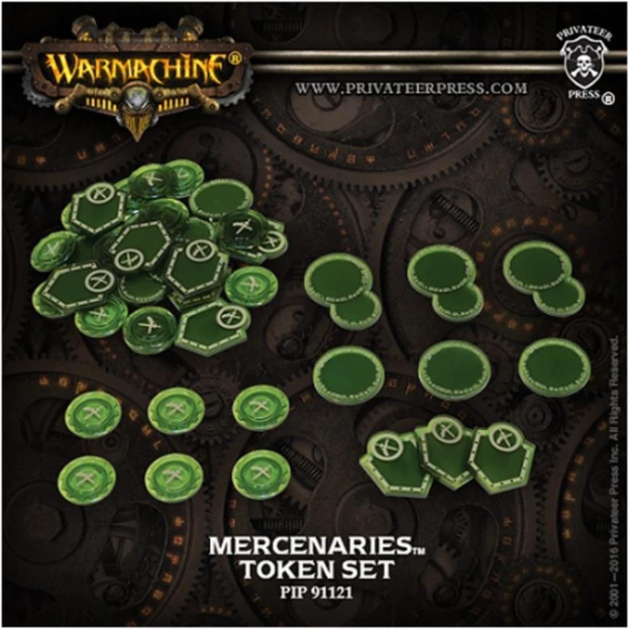 Amazon.com: Privateer Press Mercenaries Token Set Miniature Game ...