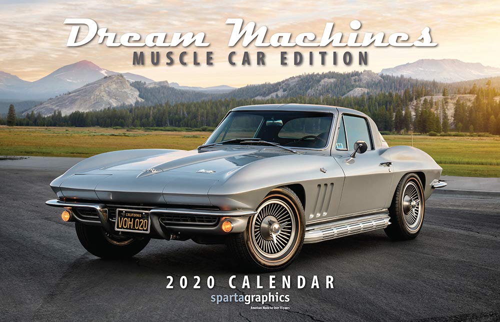 2020 Dream Machines Muscle Car Edition Deluxe Wall Calendar: Sparta ...