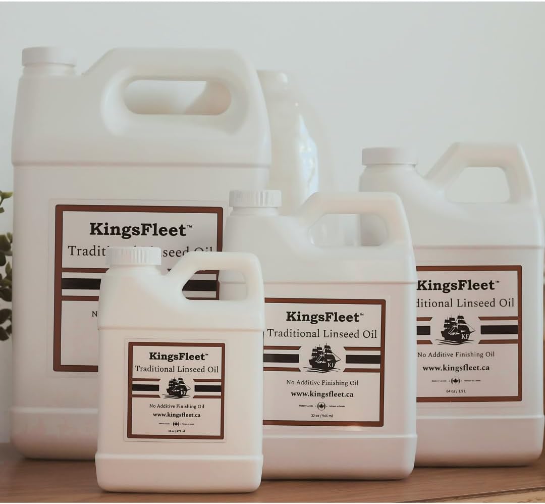 KingsFleet - Traditional Linseed Oil | 128oz | Canadian Made | No ...