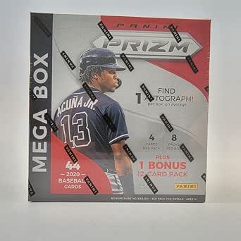 2020 Panini Prizm Baseball Factory Sealed Mega Box 9 Packs 44 Cards in ...