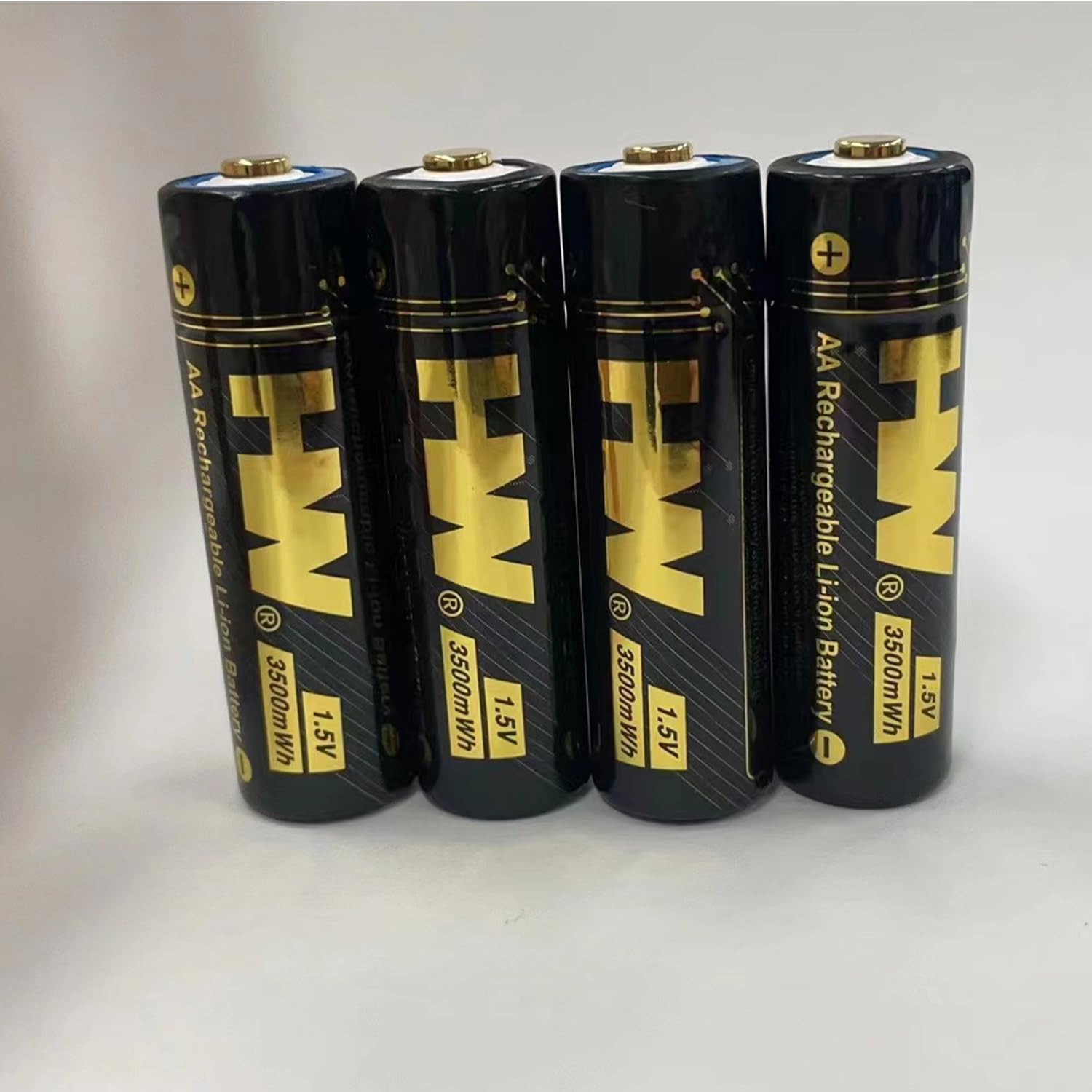 Amazon.com: HW Rechargeable AA Batteries, 4 Pack Double A Lithium Ion ...