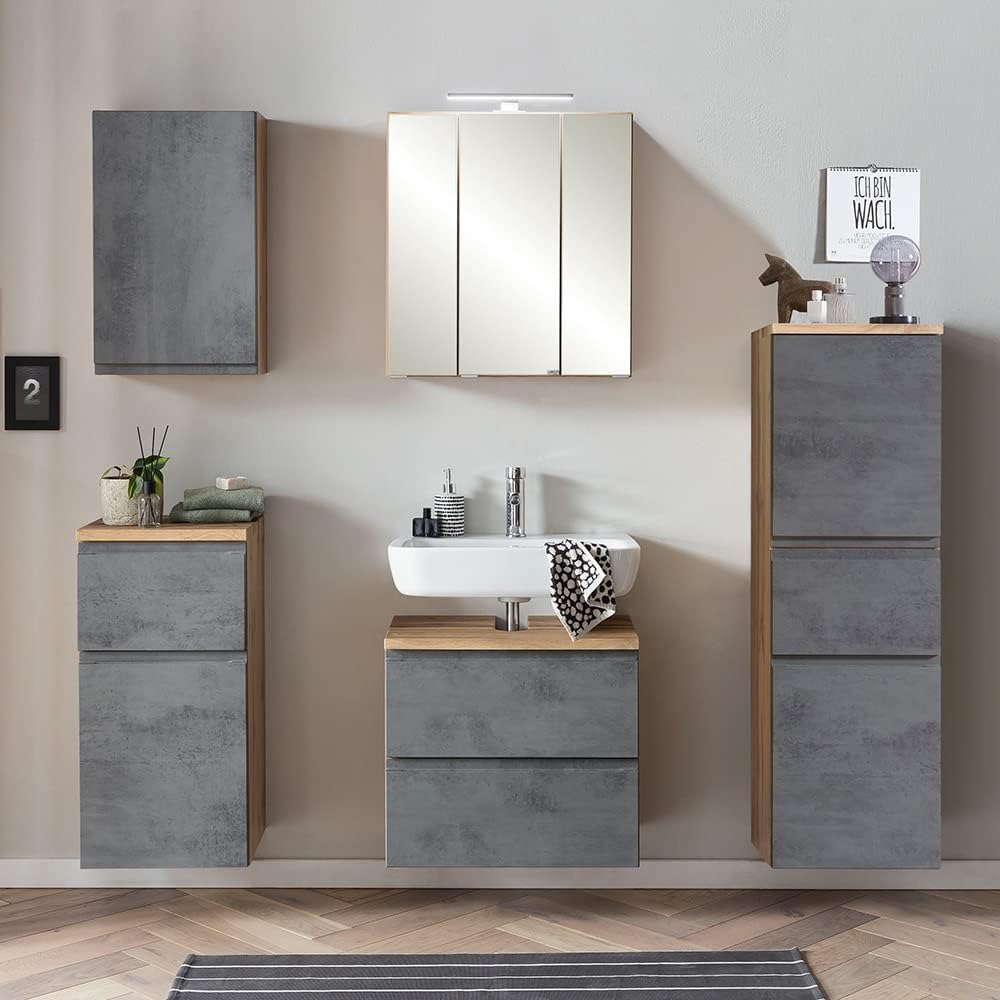 Badmobel Midischrank Stehend