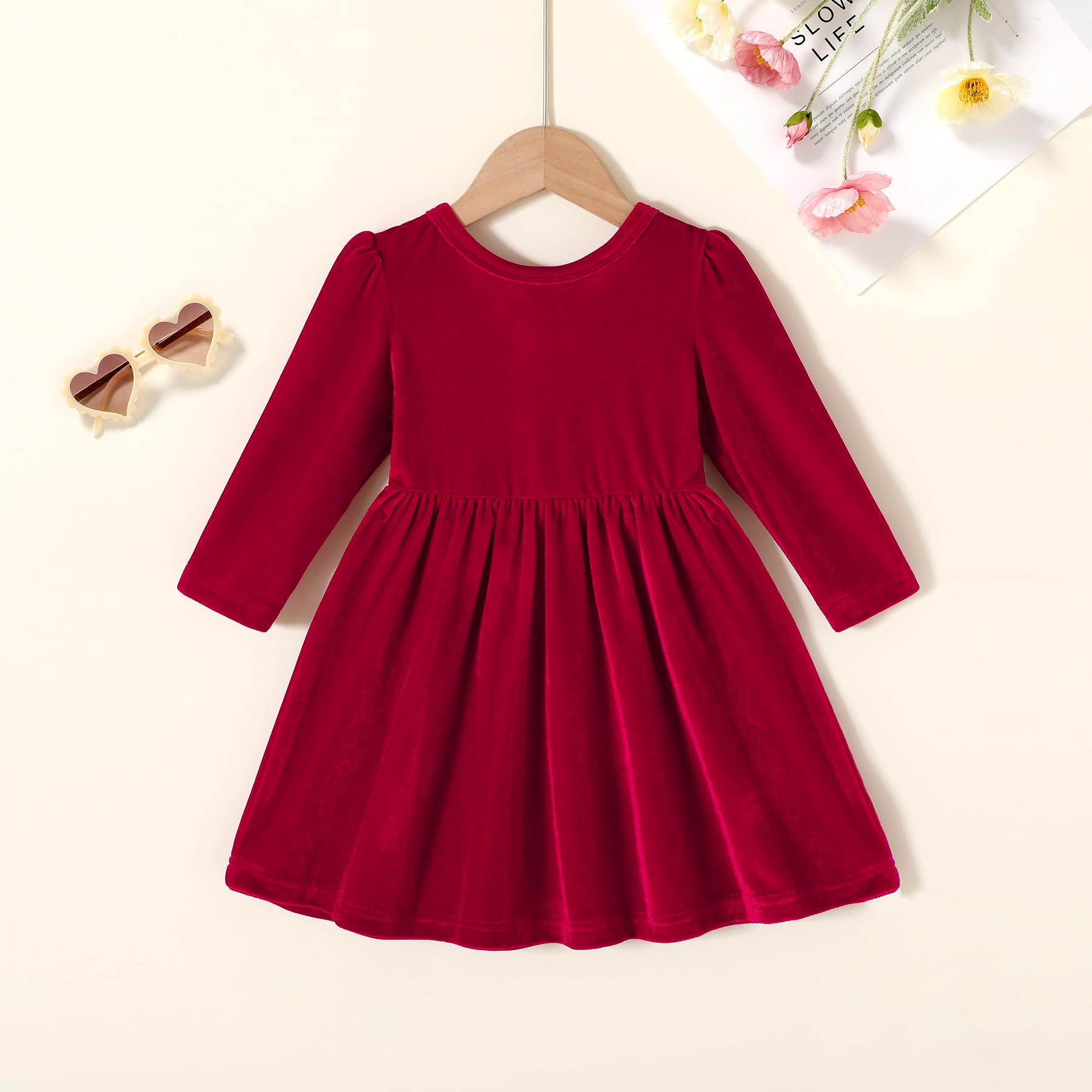 Snapklik.com : YOUNGER TREE Toddler Fall Dress Girl Winter Clothes Long ...
