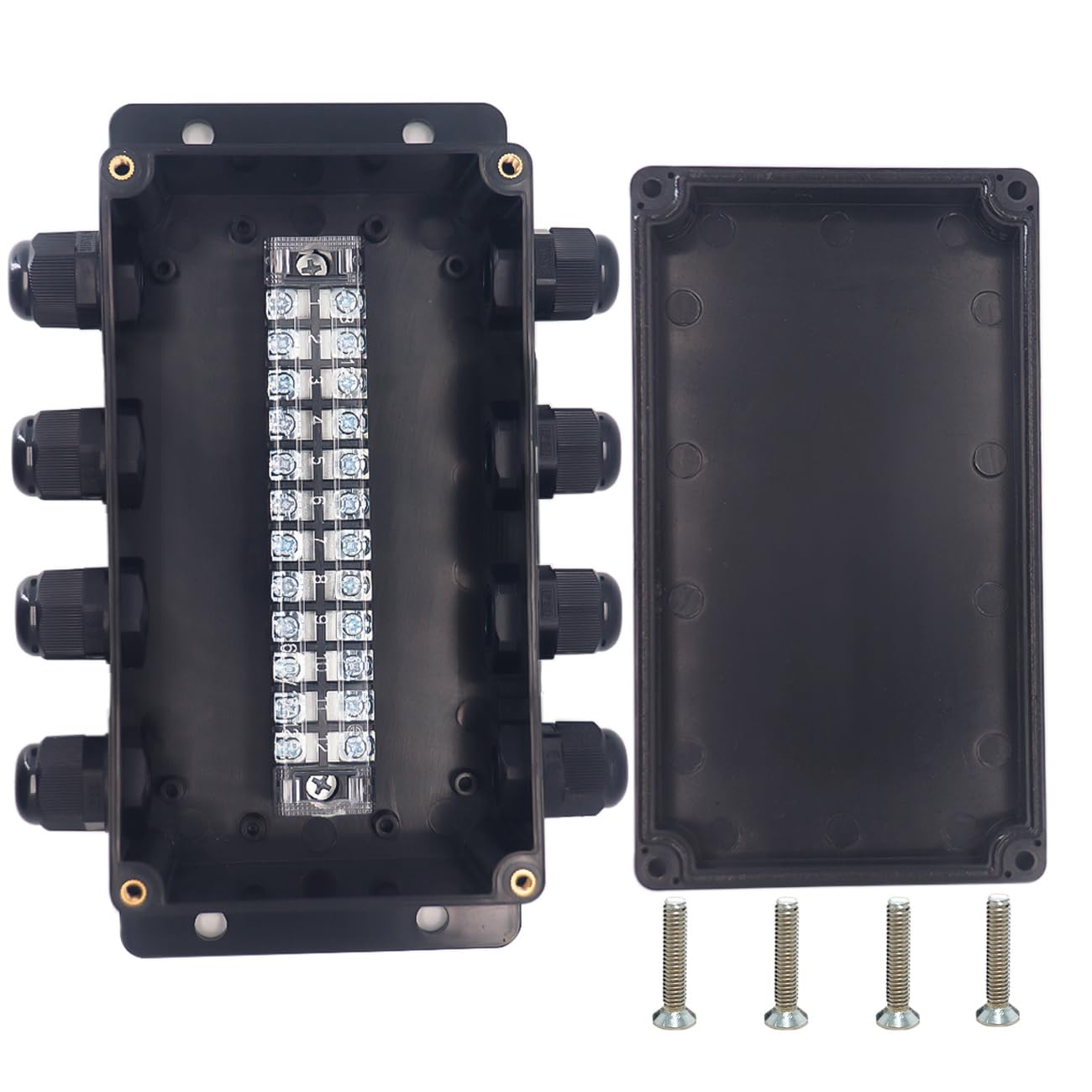 YETLEBOX Watertight Junction Box, IP67 Waterproof Electrical Project ...