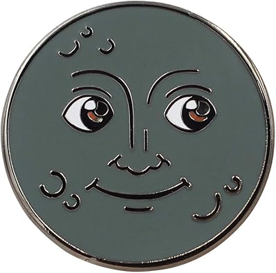 Amazon.com: New Moon Enamel Pin by Real Sic - Moon Lapel Pin - Sneaky ...