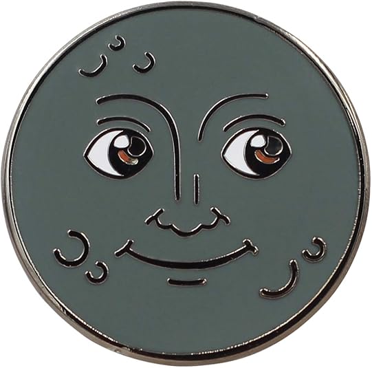 Amazon.com: New Moon Enamel Pin by Real Sic - Moon Lapel Pin - Sneaky ...