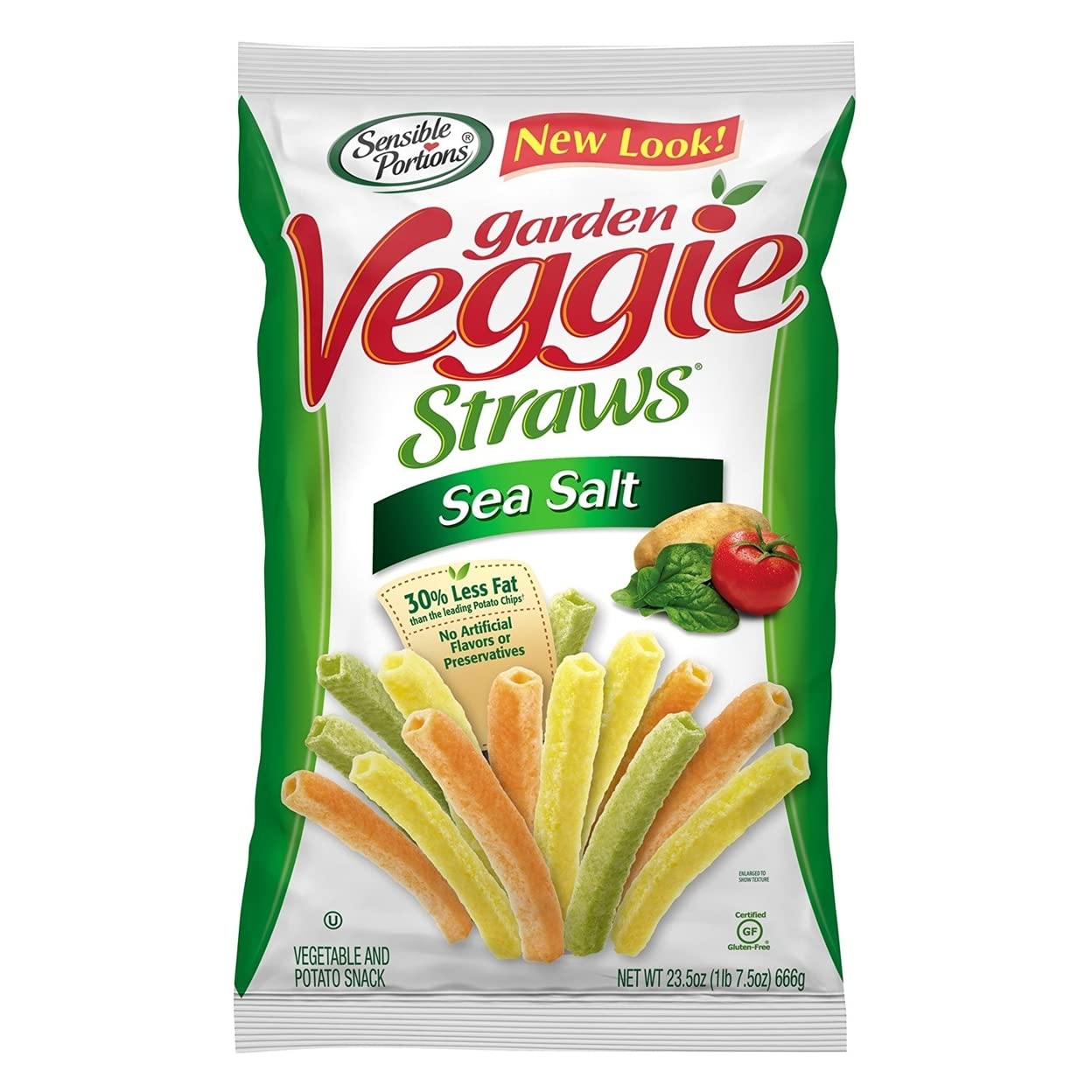 Amazon.com: Sensible Portions Sea Salt Garden Veggie Straws (23.5 Ounce)