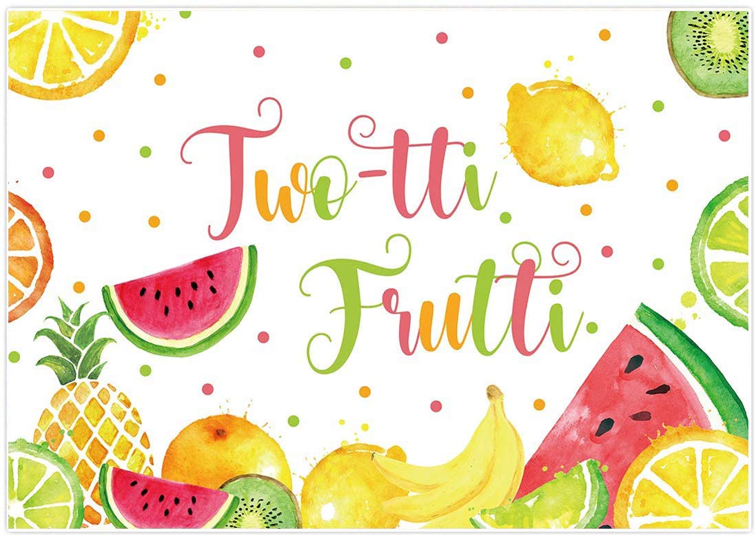 Allenjoy 7x5ft Twotti Frutti Backdrop Summer Fruit Theme Birthday ...