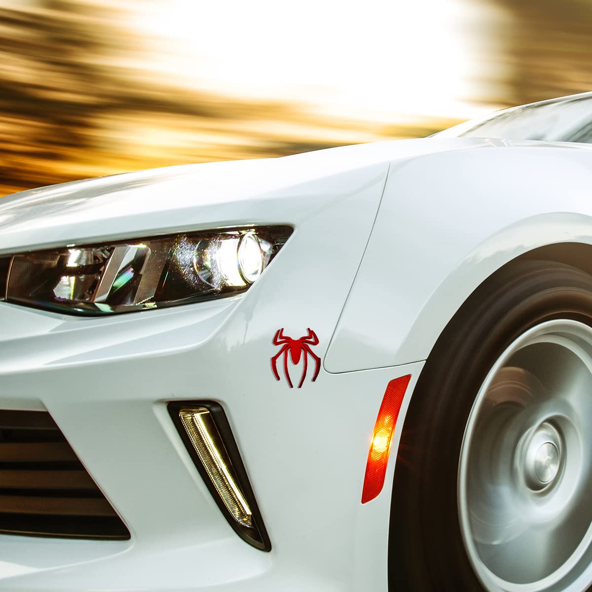 Car Emblems DXNQ 3D Spider Emblem Car Badges - 2-Pack Alloy Spider Logo ...