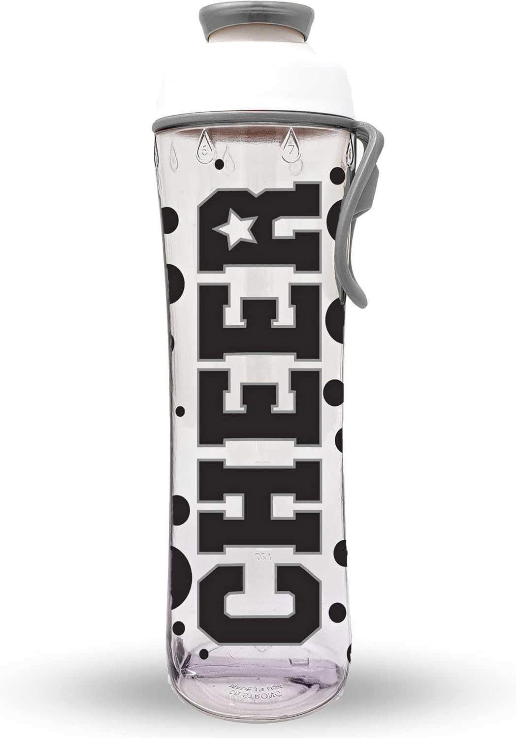 Amazon.com: 50 Strong Reusable Cheer Water Bottle | 24oz BPA-Free ...