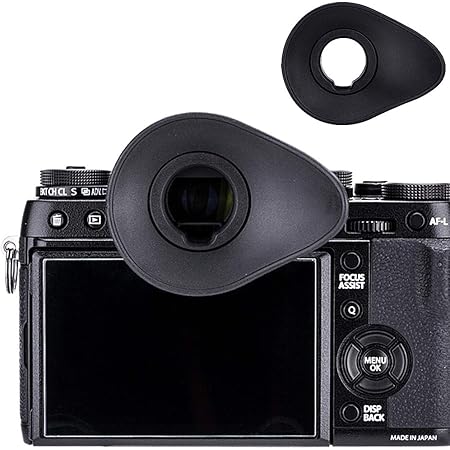 Amazon.com : JJC Oval Shape Eyecup Eyepiece Eyeshade EC-XH W Replacement for Fuji X-T4 X-T3 X-T2 ...
