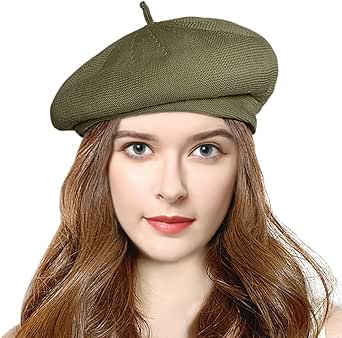 Nawati Women Summer Beret, French Breathable Thin Lightweight Berets ...