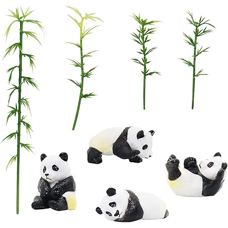 Amazon.com: Set of Acrylic Panda Happy Birthday Cake Topper, Panda Bear ...