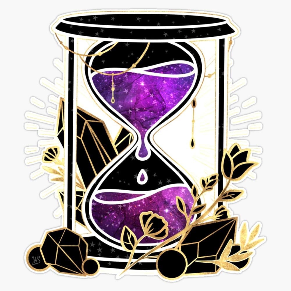 Amazon.com: Mystical Hourglass Sticker Bumper Sticker Vinyl Decal 5 ...