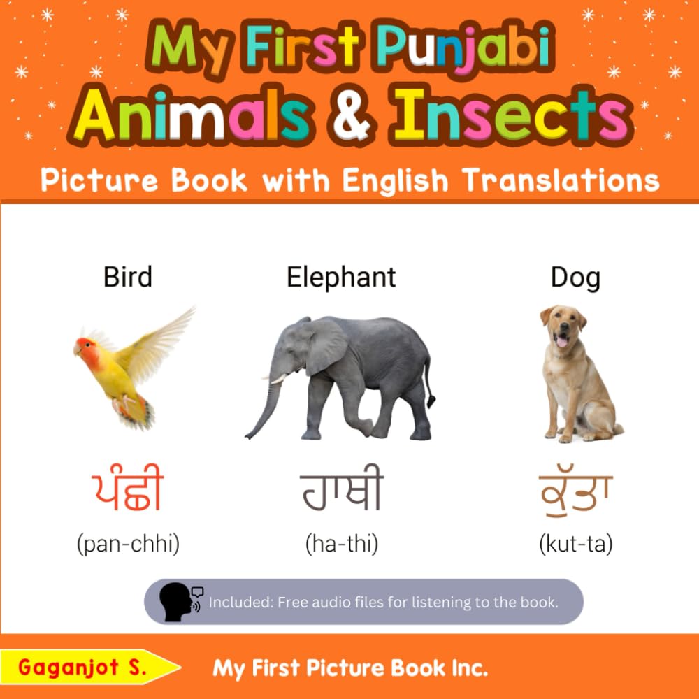 Amazon.com: My First Punjabi Animals & Insects Picture Book with ...