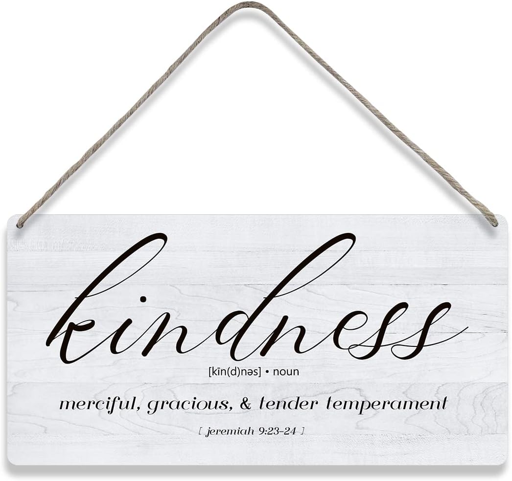 Amazon.com: Country Style Bible Verse Wall Decor Kindness Scripture ...