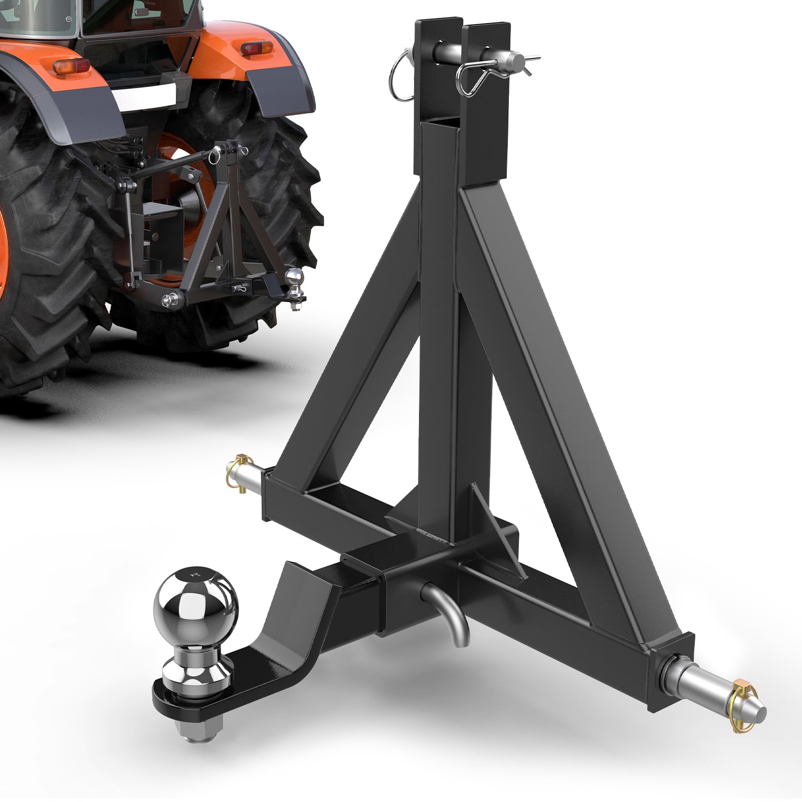 Snapklik.com : Sulythw 3 Point Trailer Hitch Receiver 2"