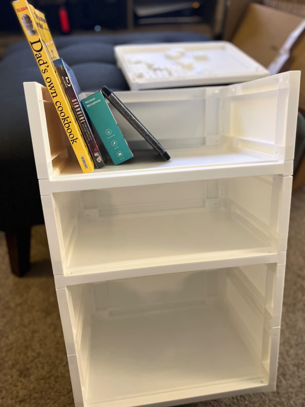 $8/mo - Finance YekouMax Bookshelf, Bookcase with Adjustable Storage ...