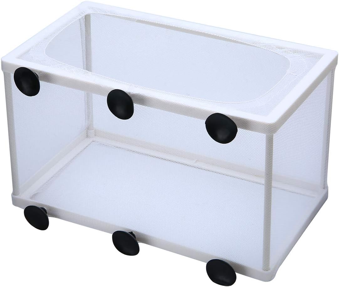 Amazon.com : BMIROAMDFE Large Fish Breeder Net with Suction Cups Nylon ...