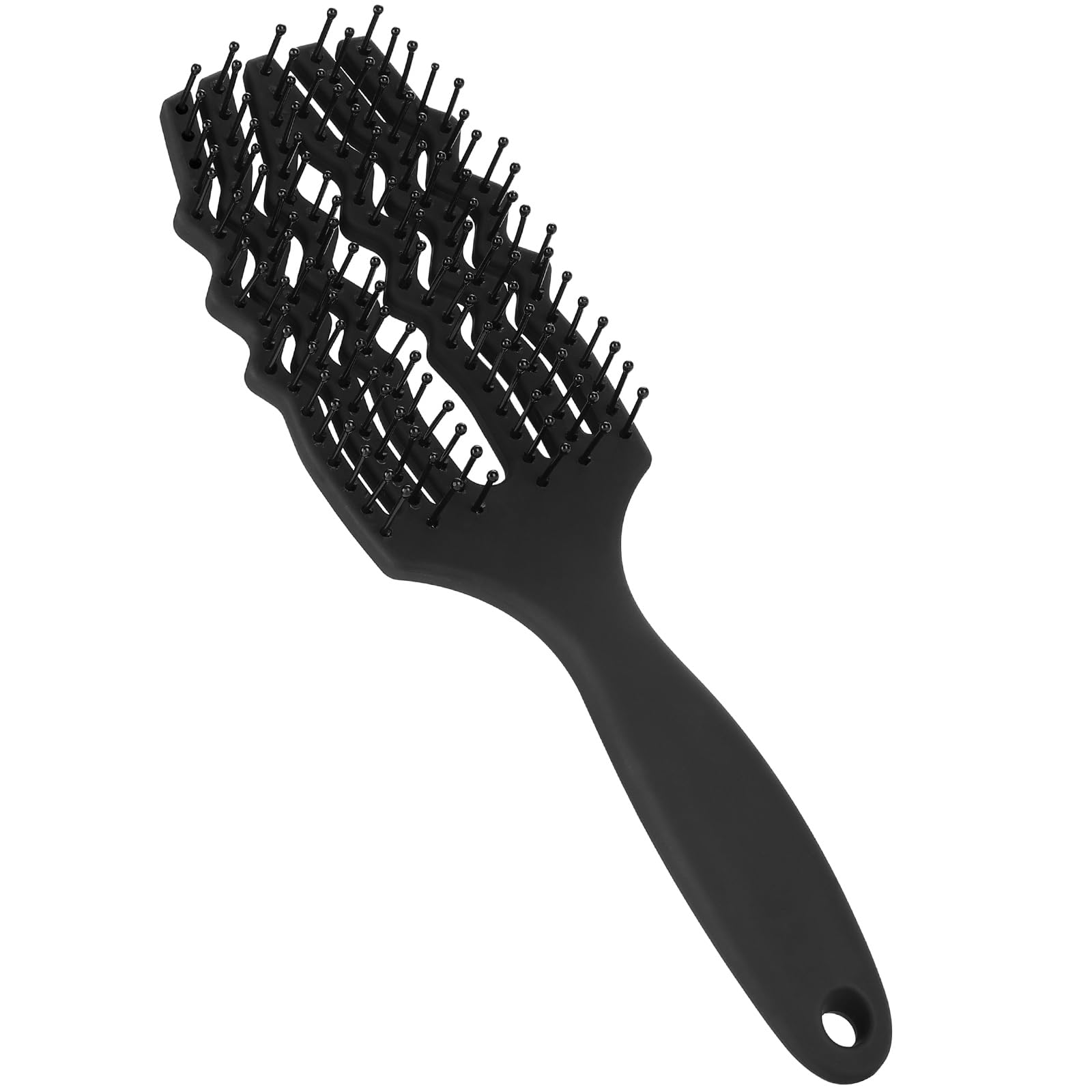 Kmchilj Hair Brush, Curved Vented Brush Faster Blow Drying ...