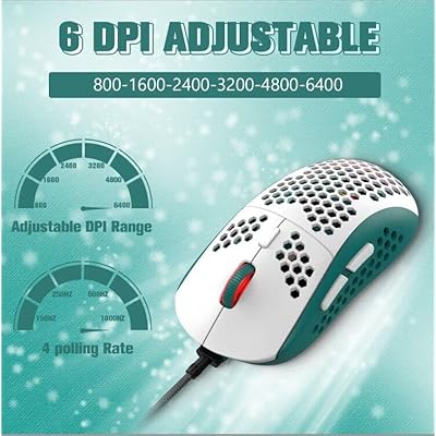 Buy ZIYOU LANG Wired RGB Gaming Mouse,65G Lightweight Honeycomb ...