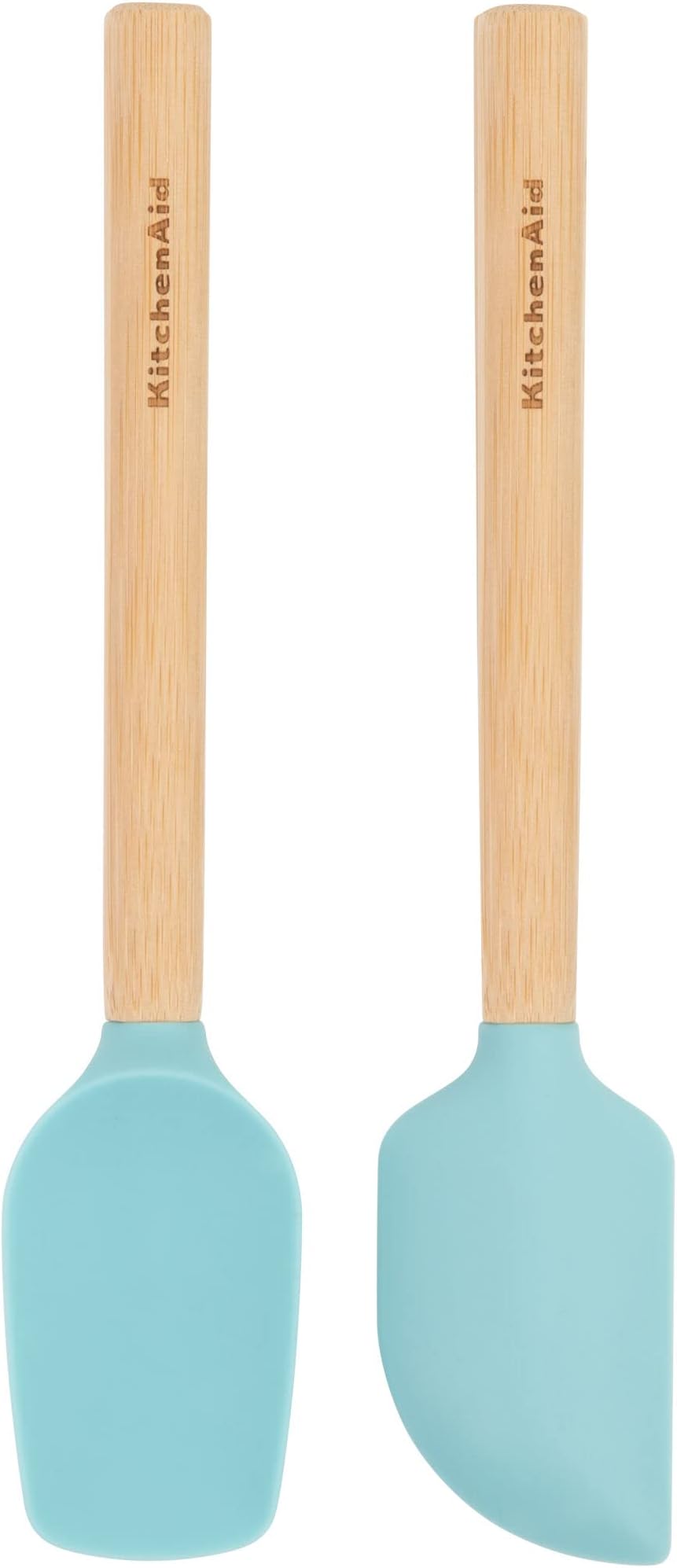 Amazon.com: JJUNW 2 Pcs Wooden Handle Spatula Set, 12" and 9" Long ...