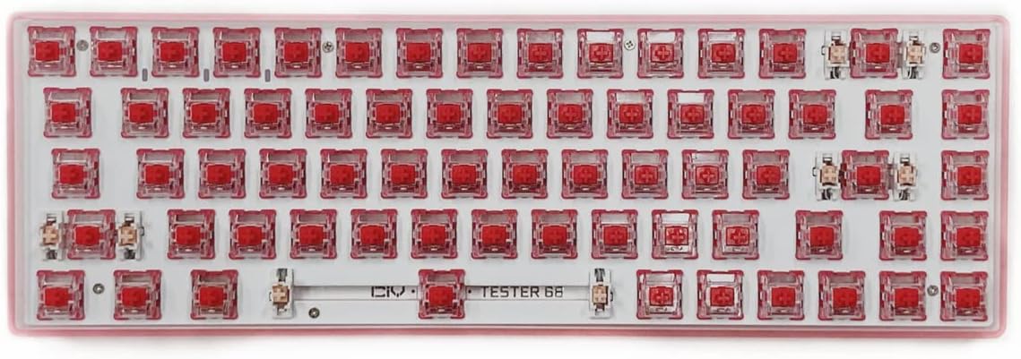 Amazon.com: FKZ TESTER68 65% Mechanical Keyboard Kit-Wireless Bluetooth ...