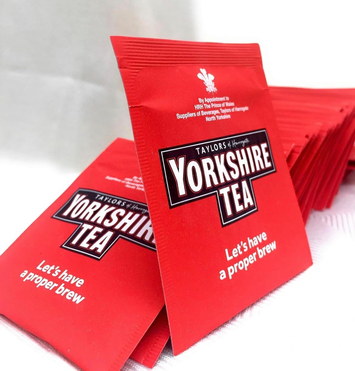 50 x Yorkshire - Individual Enveloped Tagged Tea bags By Shop4Choice ...