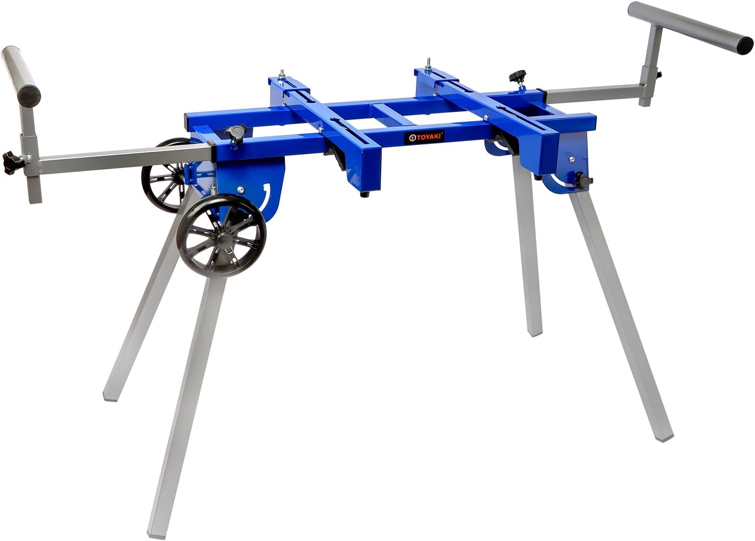 Amazon.com: TOYAKI Miter Saw Stand With Wheels, Folding Work Table With ...