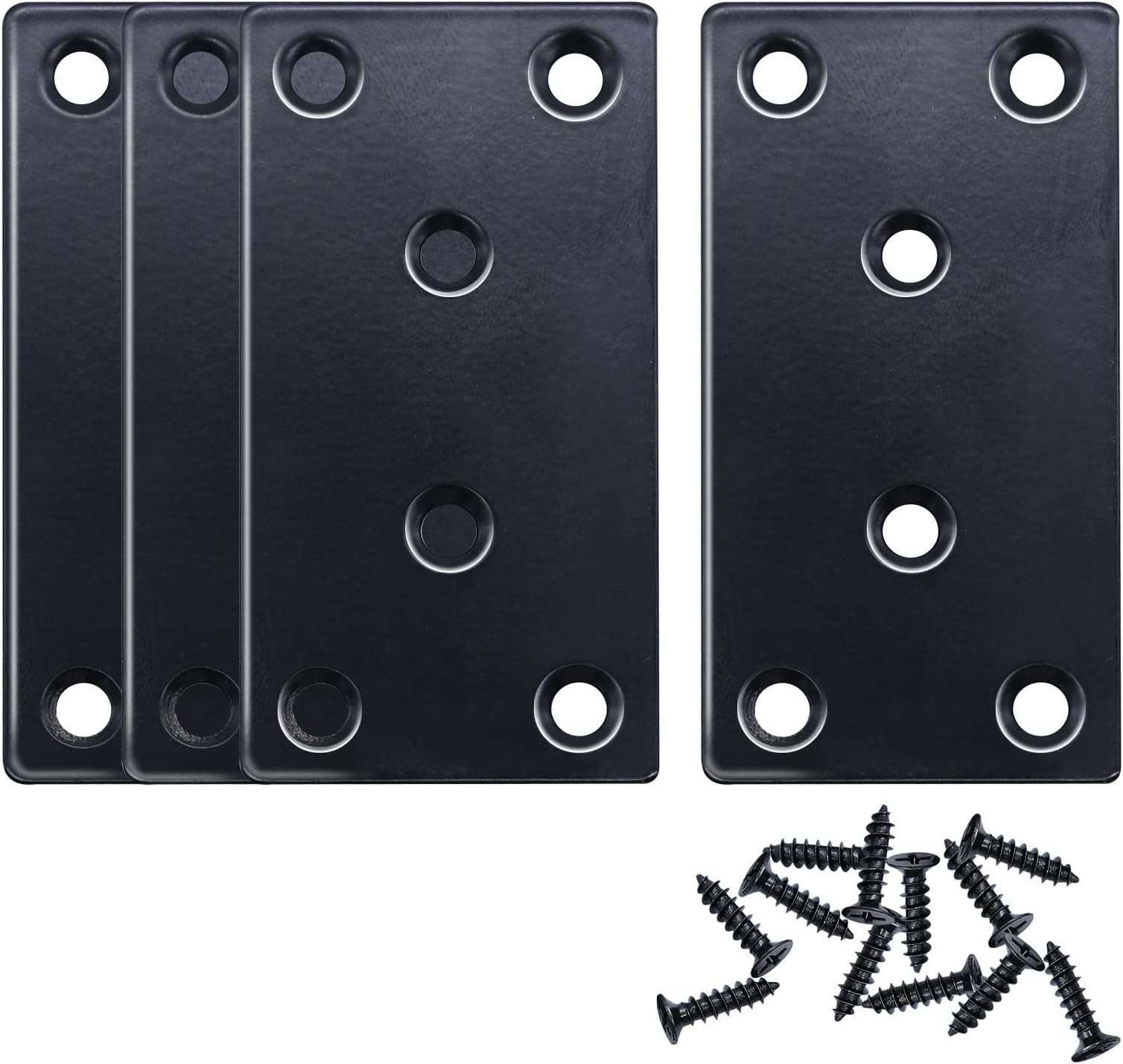 Amazon.com: TOPPROS Pack of 20 Flat Metal Straight Brace Bracket 0 ...