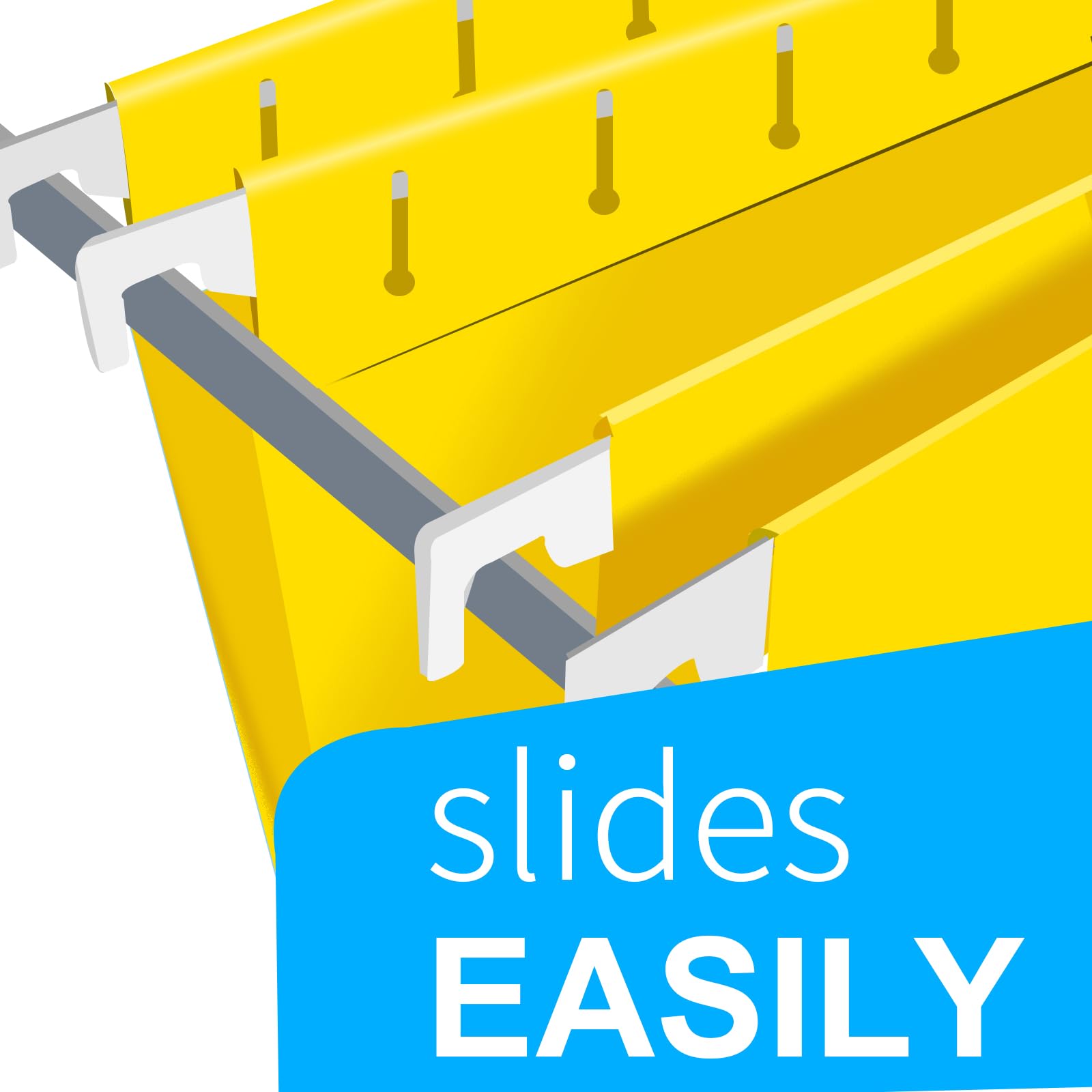 Snapklik.com : HERKKA Extra Capacity Hanging File Folders, 60 Pack ...