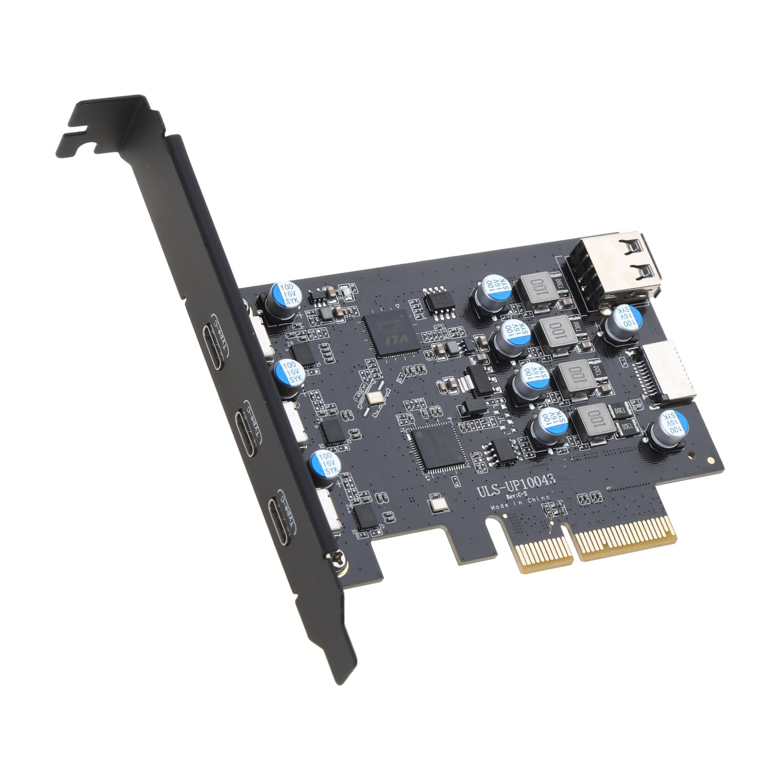 Amazon.co.jp: PCI-E To USB 3.2 拡張カード 3.2 Gen2 20Gpbs (3X Type-C、1x USB-A、1x USB Type-E A-Key ...