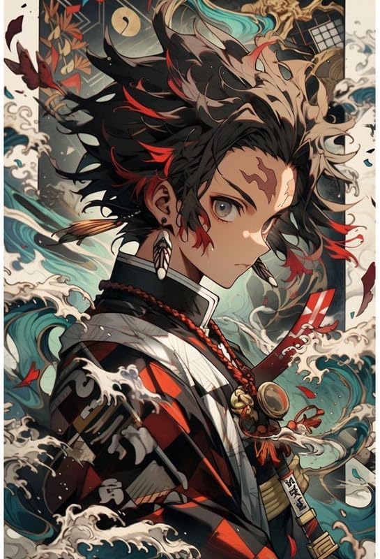 POSTER WALLAH Demon Slayer Anime Poster for Home Office and Student ...