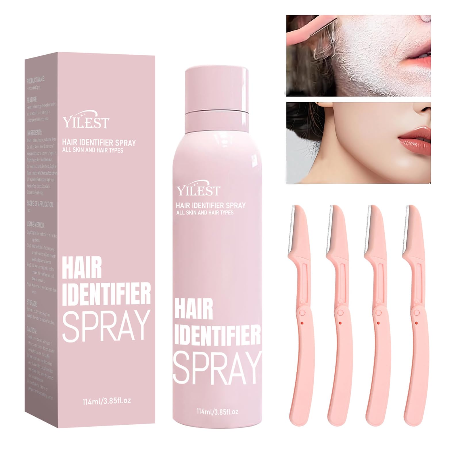 Amazon.com : Hair Identifier Spray(1pcs),Face Dermaplane Spray,Hair ...