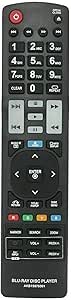 PERFASCIN AKB72975301 Remote Control fit for LG Blu-Ray Disc DVD Player ...